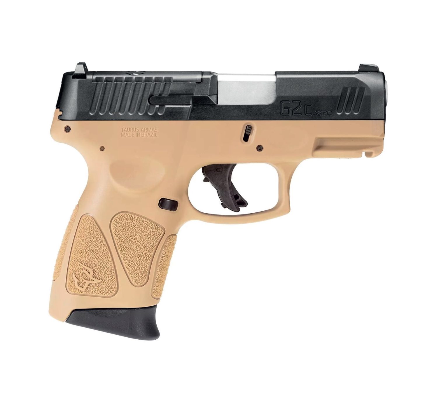 Pistola Taurus G2C Toro Calibre .38TPC TAN - Casa das Armas de Fogo